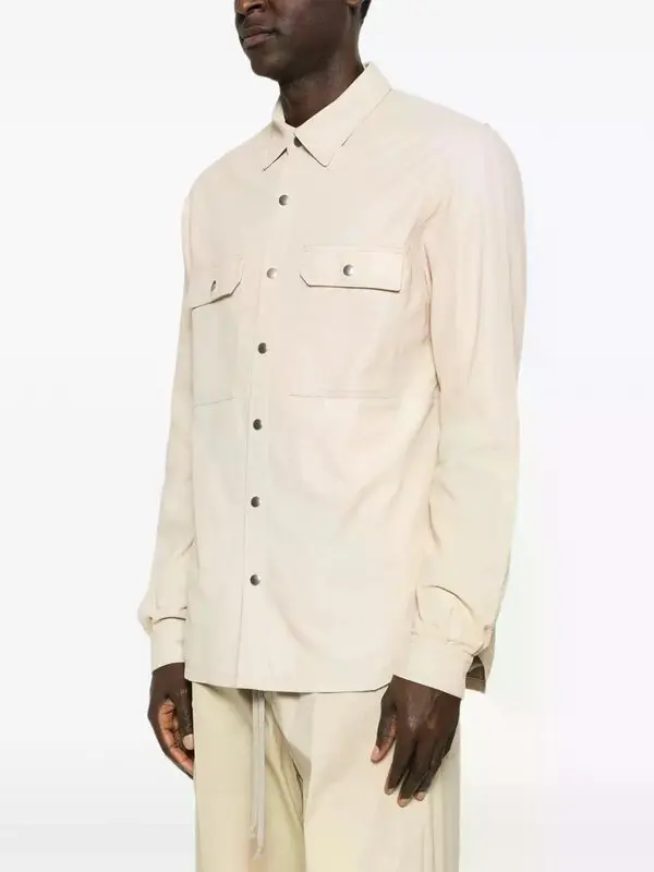 Rick Owens Buttoned Shirt Jacket