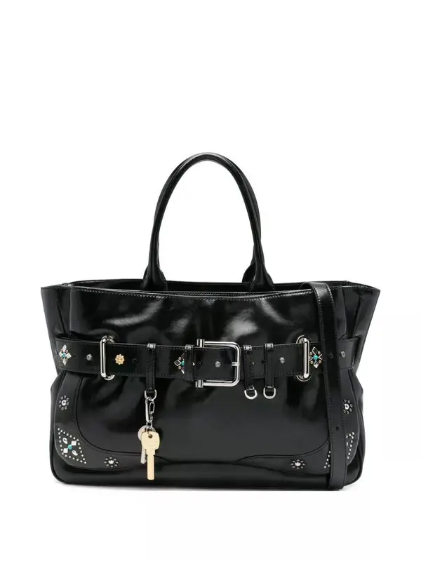 OSOI Embellished Buckled Tote Bag