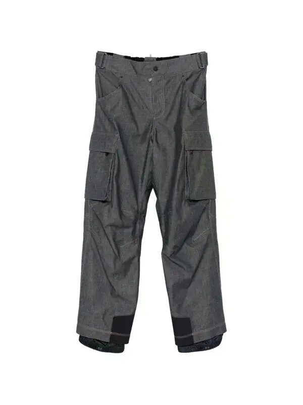 Moncler Padded Denim Ski Trousers - Grey