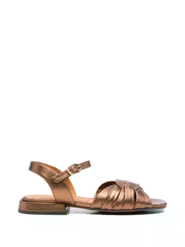 Chie Mihara Tusack Leather Sandals - Brown