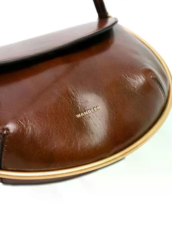 WANDLER Mini Kate Shoulder Bag - Brown