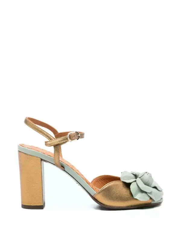Chie Mihara Biuty Ankle-strap Sandals - Gold