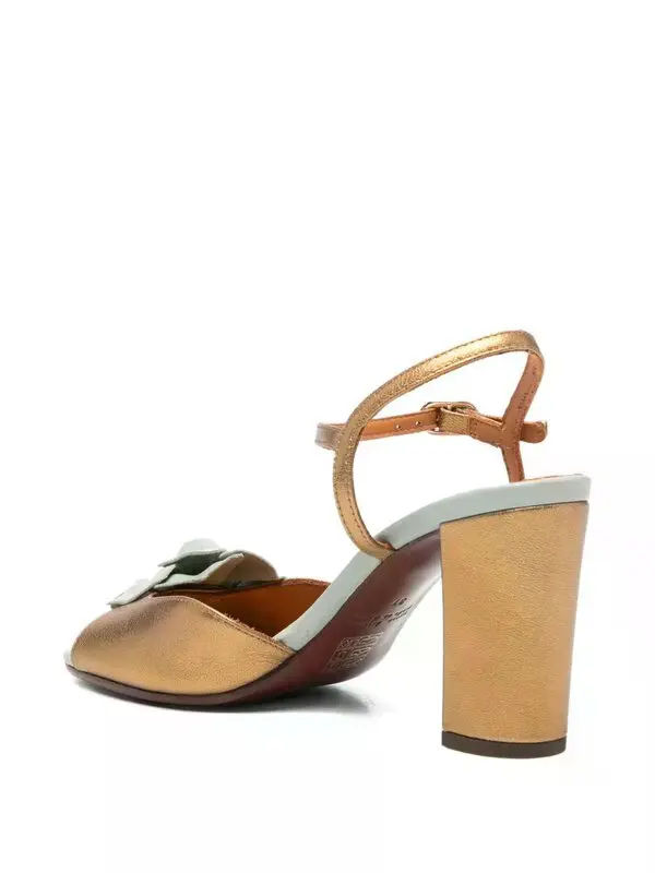 Chie Mihara Biuty Ankle-strap Sandals - Gold