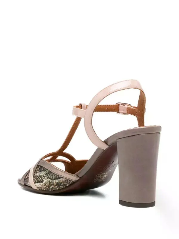 Chie Mihara Leather T-strap Sandals