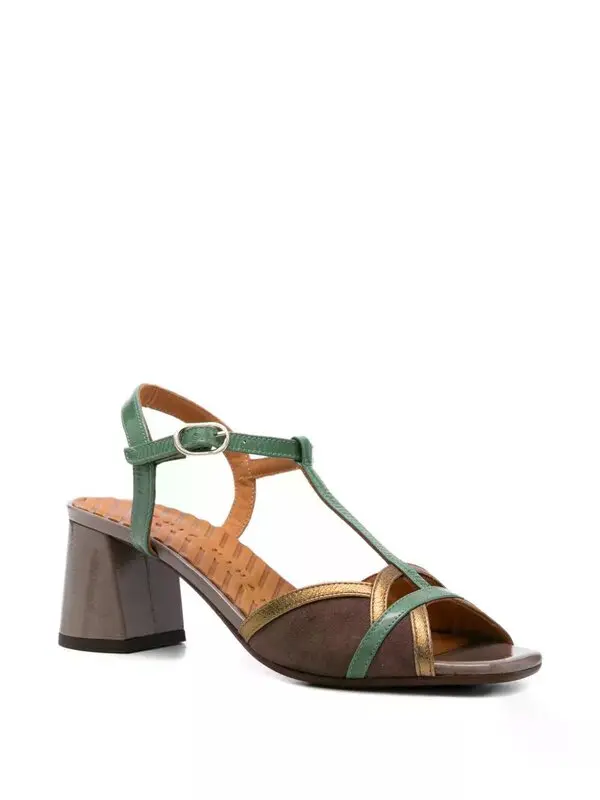 Chie Mihara Ryejo T-strap Sandals - Brown