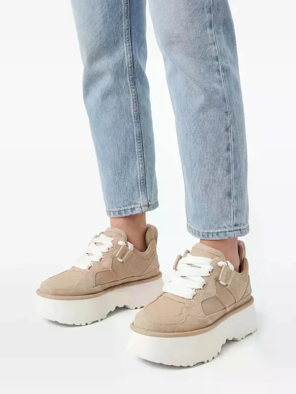 UGG Astromel Lace-up Platform Sneakers - Neutrals