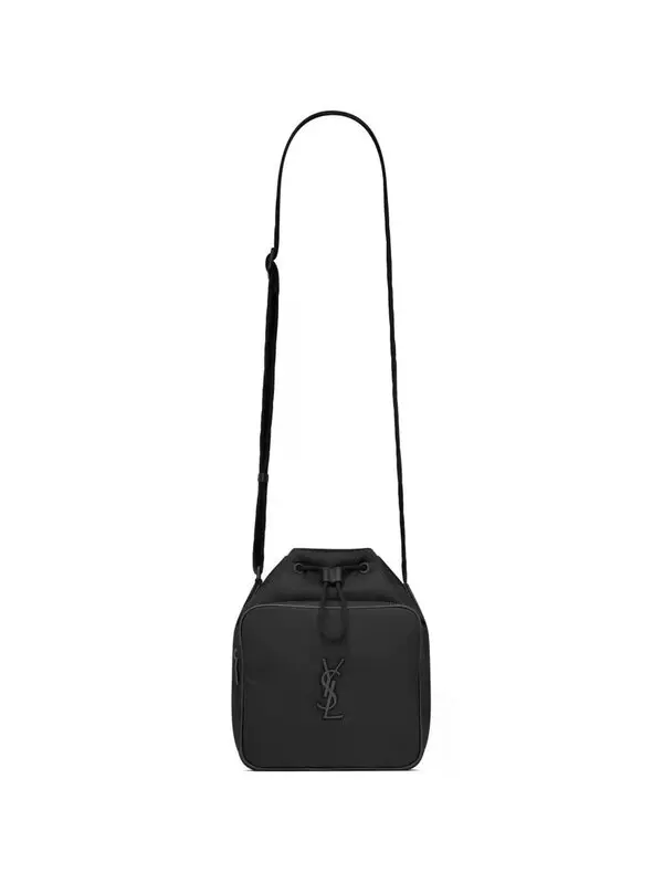 Saint Laurent Small Niki Logo-plaque Shoulder Bag - Black