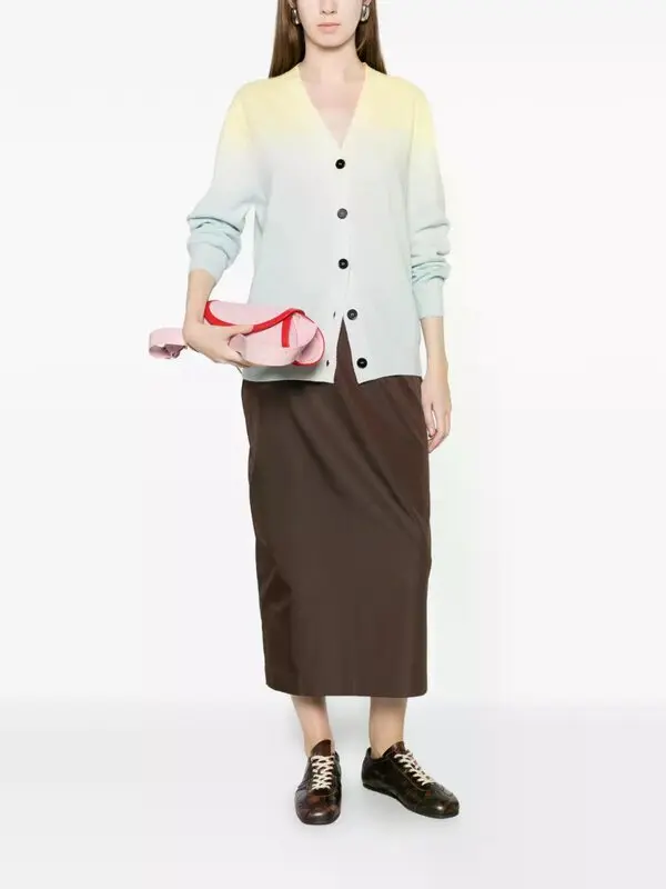 JIL SANDER Buttoned Gradient Cardigan