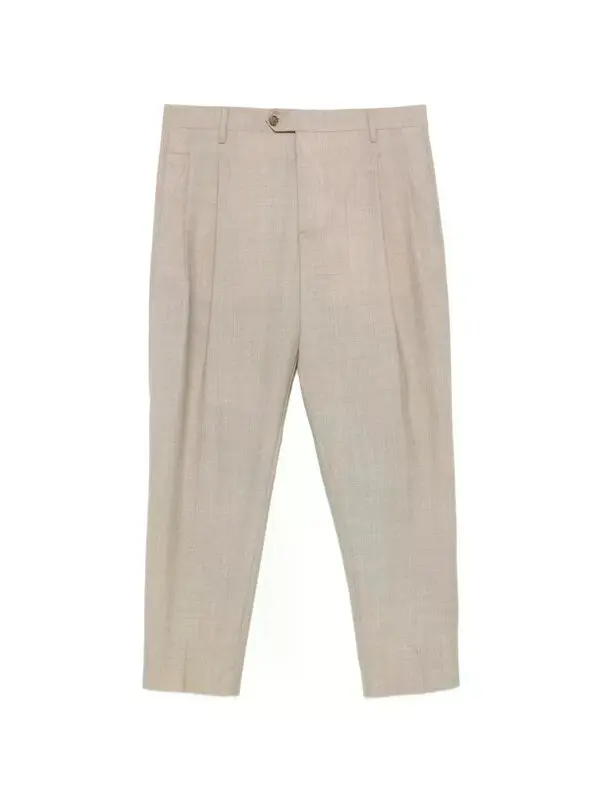 BRIGLIA 1949 Arnos Pleated Trousers - Neutrals