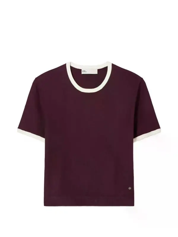 Tory Burch Contrast-trim T-shirt