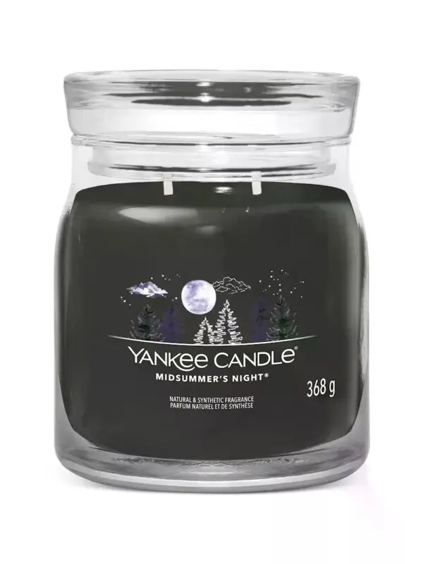 YANKEE CANDLE Medium Midsummer's Night Candle - Black