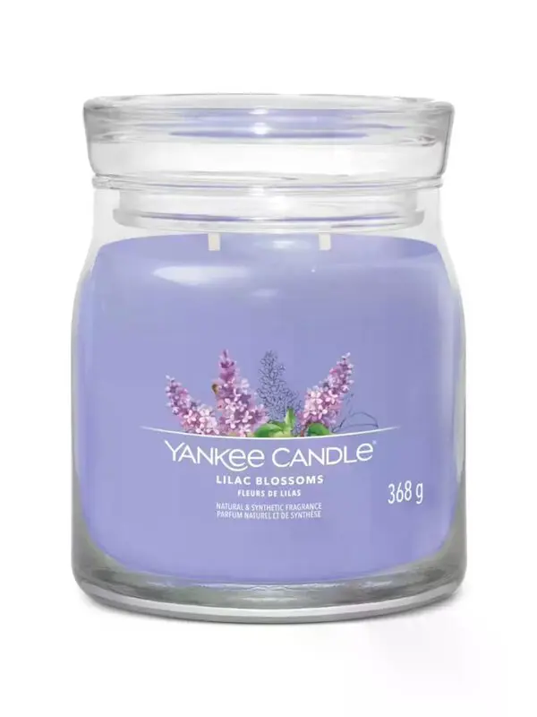 YANKEE CANDLE Medium Lilac Blossoms Candle - Purple