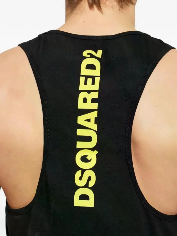 Dsquared2 Scoop Neck Logo Top