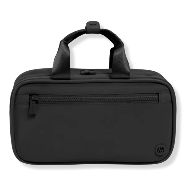Joan & David Sport Nylon Double Handle Hanging Toiletry Case - Black