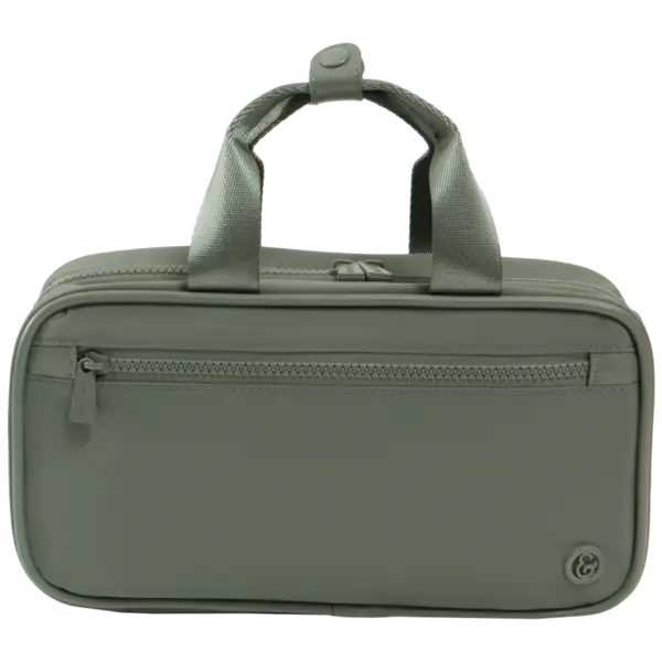 Joan & David Sport Nylon Double Handle Hanging Toiletry Case - Sage