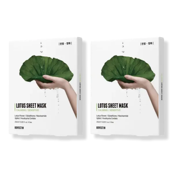 ROVECTIN Calming Lotus Sheet Mask - One-color