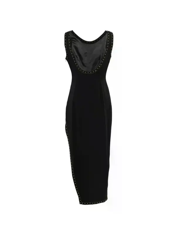 Versace 1990s Embellished Midi Dress