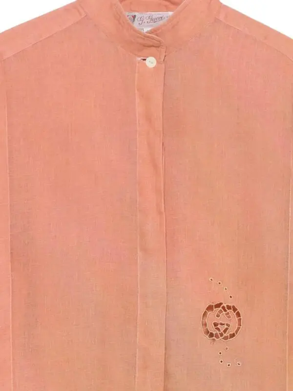 Gucci 1970s Embroidered Shirt
