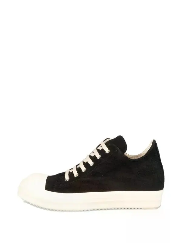 Rick Owens Low-top Canvas Sneakers - Black