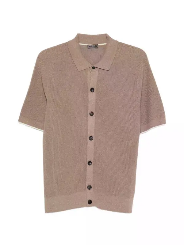 Peserico Buttoned Short-sleeve Shirt
