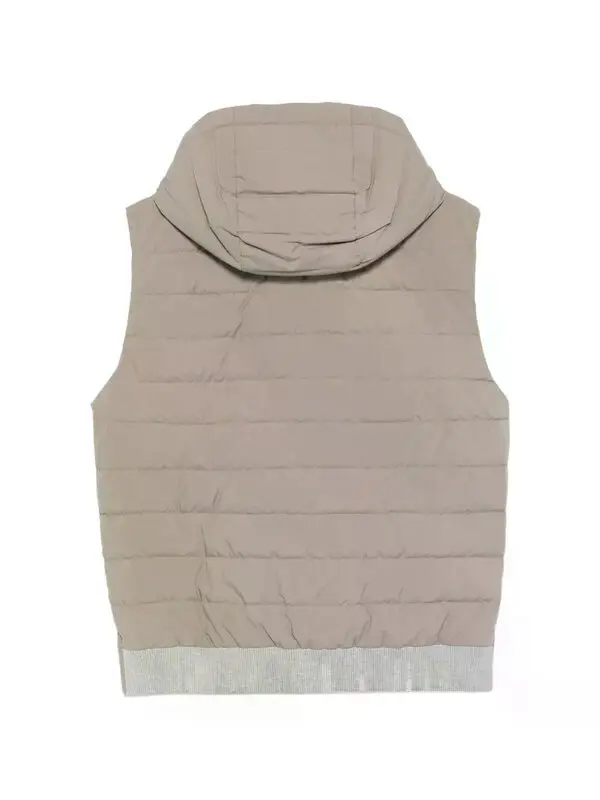 Peserico Hooded Zip Gilet