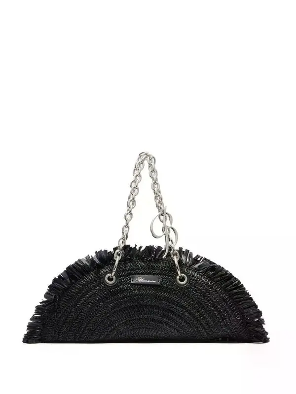 Blumarine Chain-link Fringe Shoulder Bag