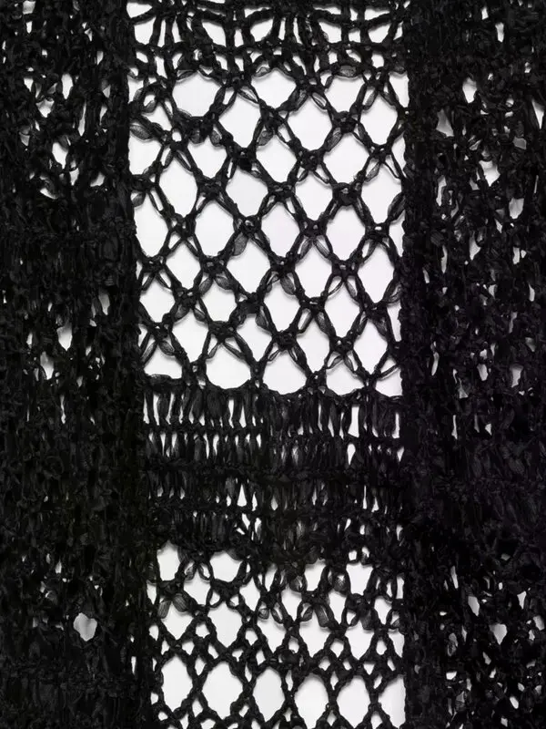 Gianfranco Ferre Crochet Tassel Jacket