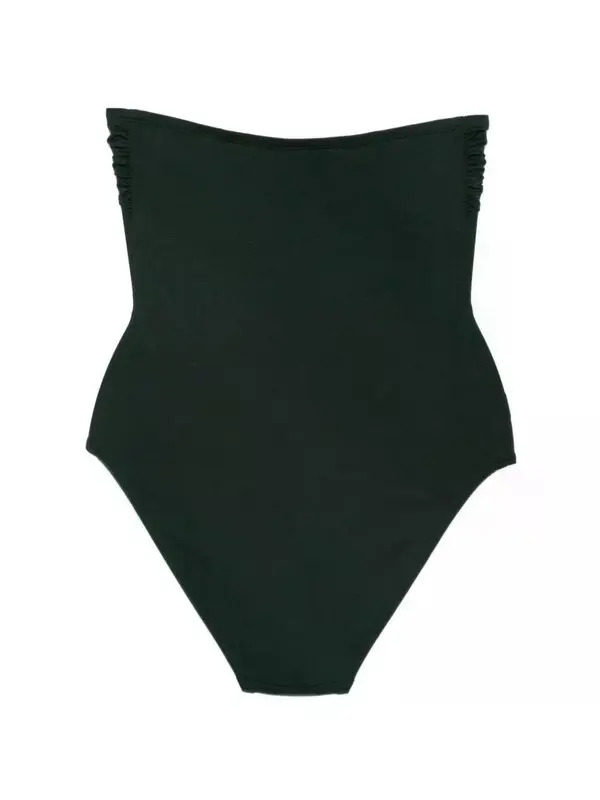 ERES Shirred Strapless One-piece Swimsuit