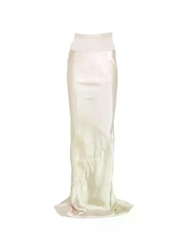 Rick Owens Ribbed Waistband Skirt - Neutrals