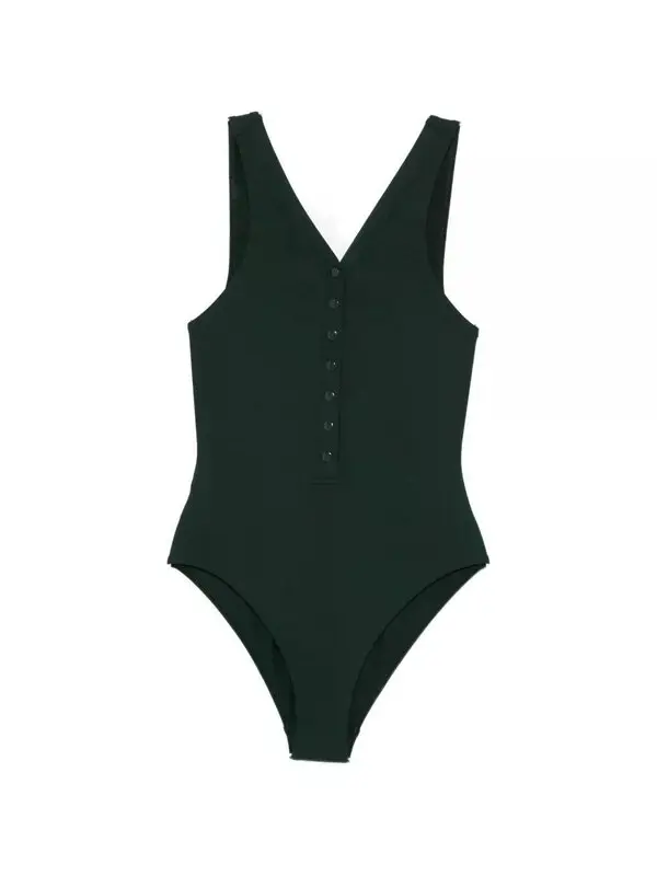 ERES Button V-neck Swimsuit