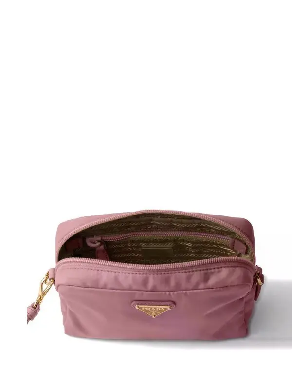 Prada Re-nylon Pouch With Leather Wristlet