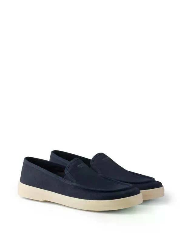 Prada Fabric Loafers - Blue