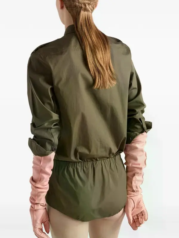 Prada Cotton Poplin Shirt - Green
