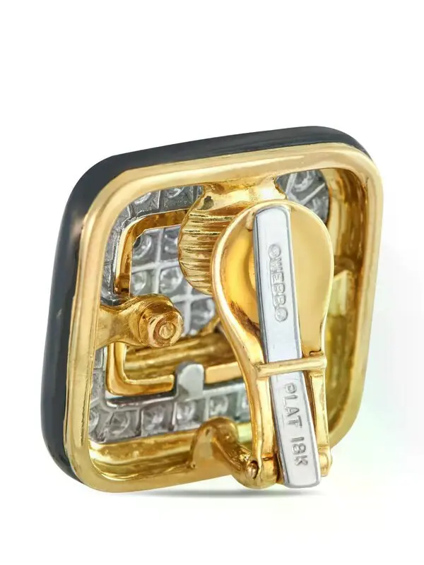 David Webb Diamond Clip-on Earrings