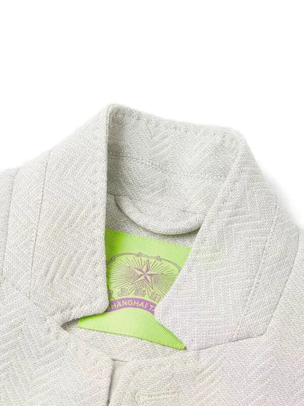 Shanghai Tang Herringbone Pocket Jacket
