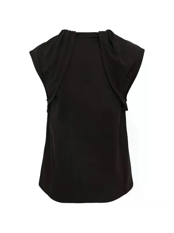 BONBOM Printed Drape Top