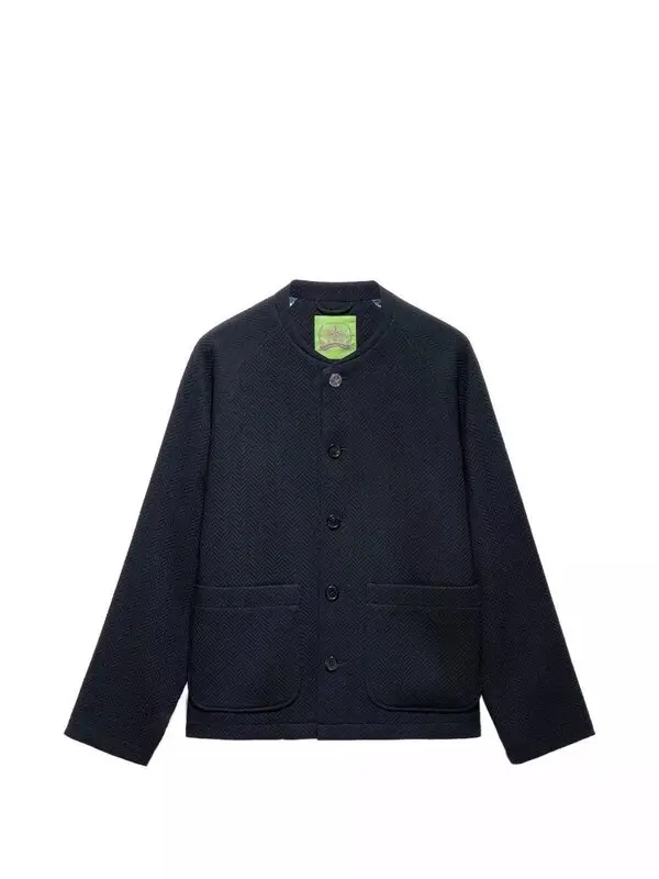 Shanghai Tang Buttoned Tang Jacket - Blue