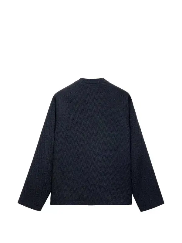 Shanghai Tang Buttoned Tang Jacket - Blue