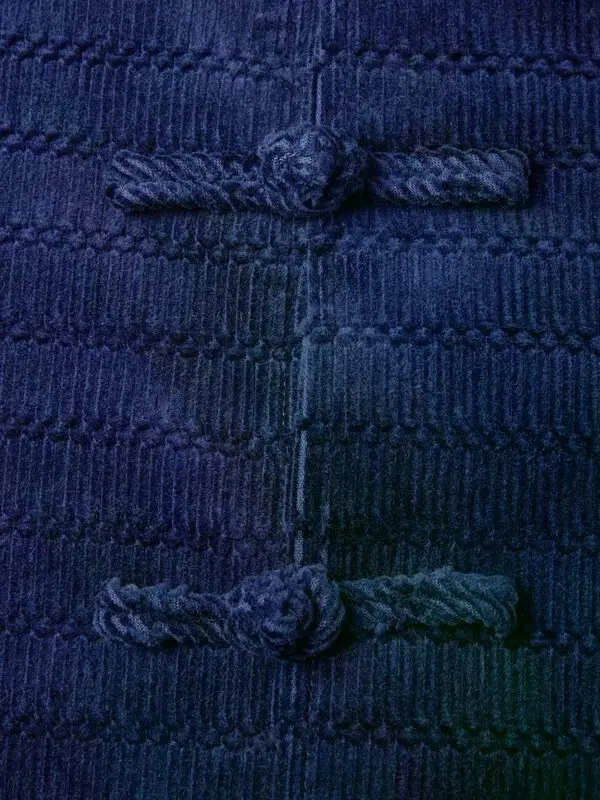 Shanghai Tang Buttoned Corduroy Jacket