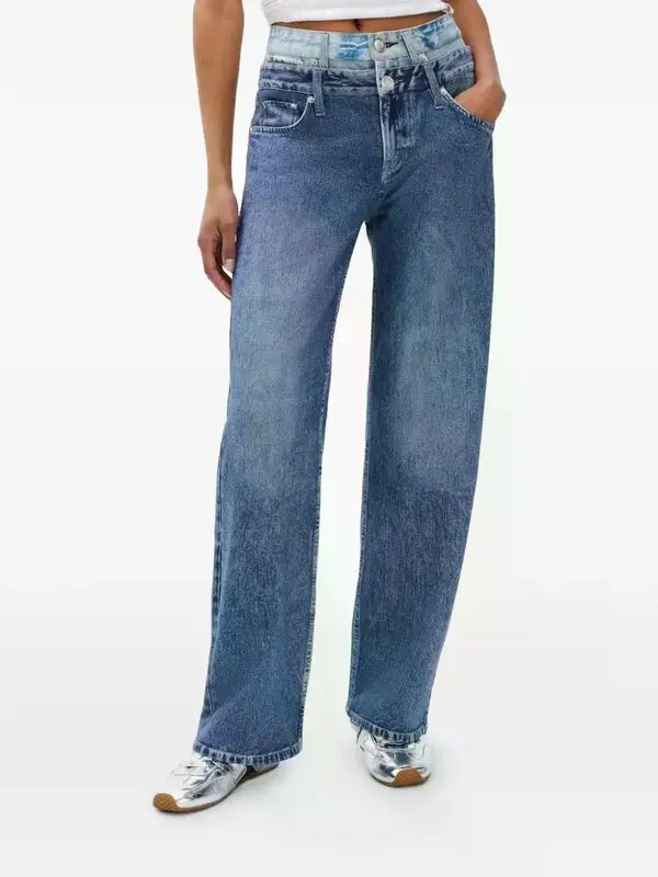 Rag & Bone Miramar Logan Denim Jeans - Blue