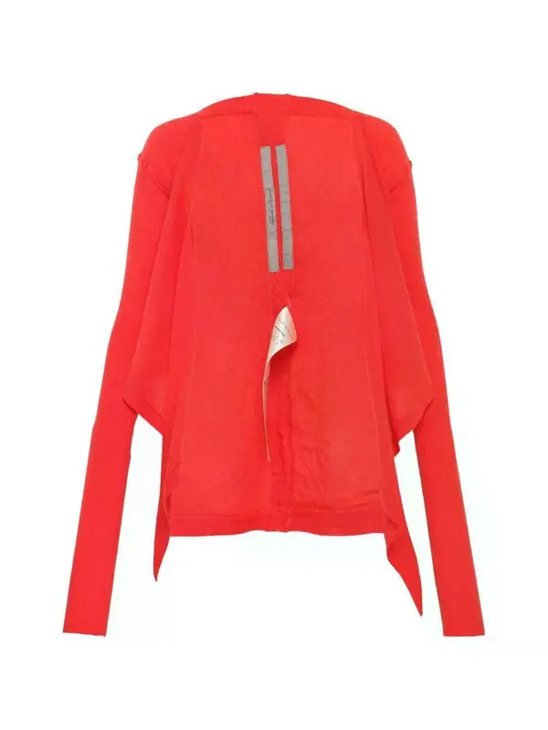 Rick Owens Cashmere Crop Wrap Cardigan