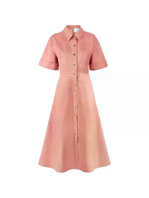 Carolina Herrera Button-front Midi Dress