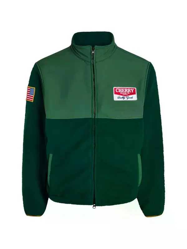 CHERRY LA Colourblock Patch-detail Jacket