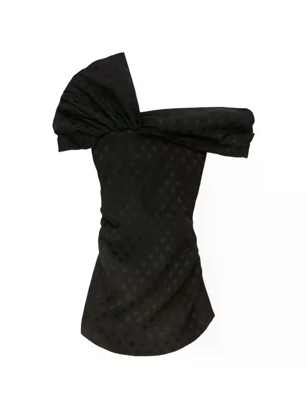 Isabel Marant Étoile Esen Polka-dot Draped Top - Black