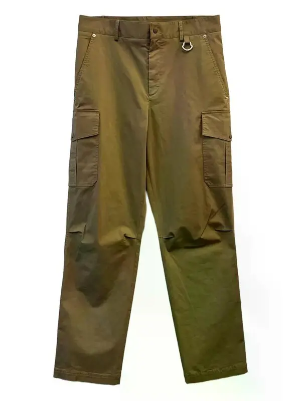 Moncler Cargo Pocket Trousers With Metallic Ring Detail