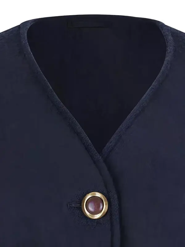 FORTELA Buttoned Patch-pocket Jacket