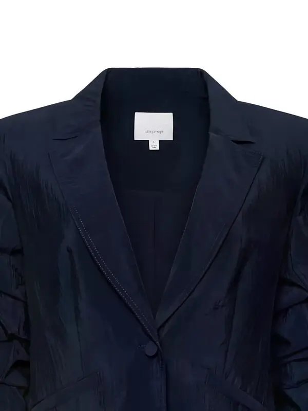 Cinq À Sept Ruched Woven Blazer