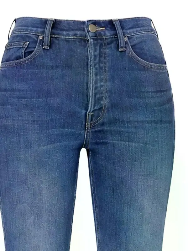 MOTHER The Tripper Ankle Flared Jeans - Blue