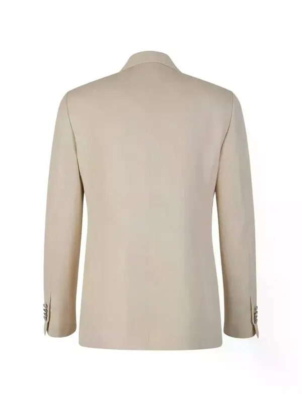 LARDINI Buttoned Single-breasted Blazer - Neutrals