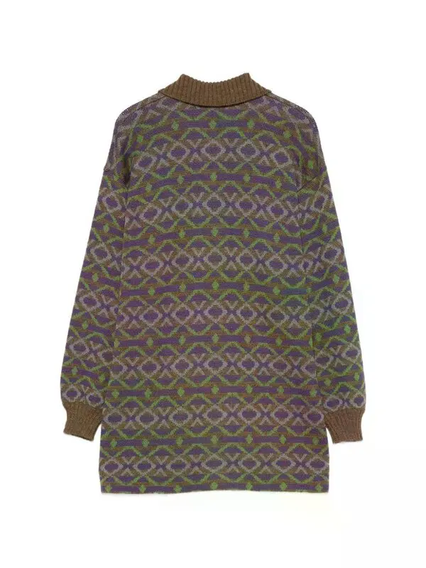 Missoni 1990s Geometric Wool Cardigan